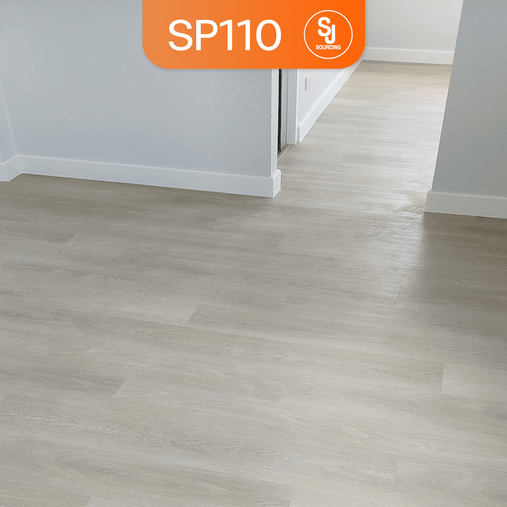 SP010 | SP110 พื้นไวนิล SPC ลายไม้ UNIX SCG สี White Sand Oak