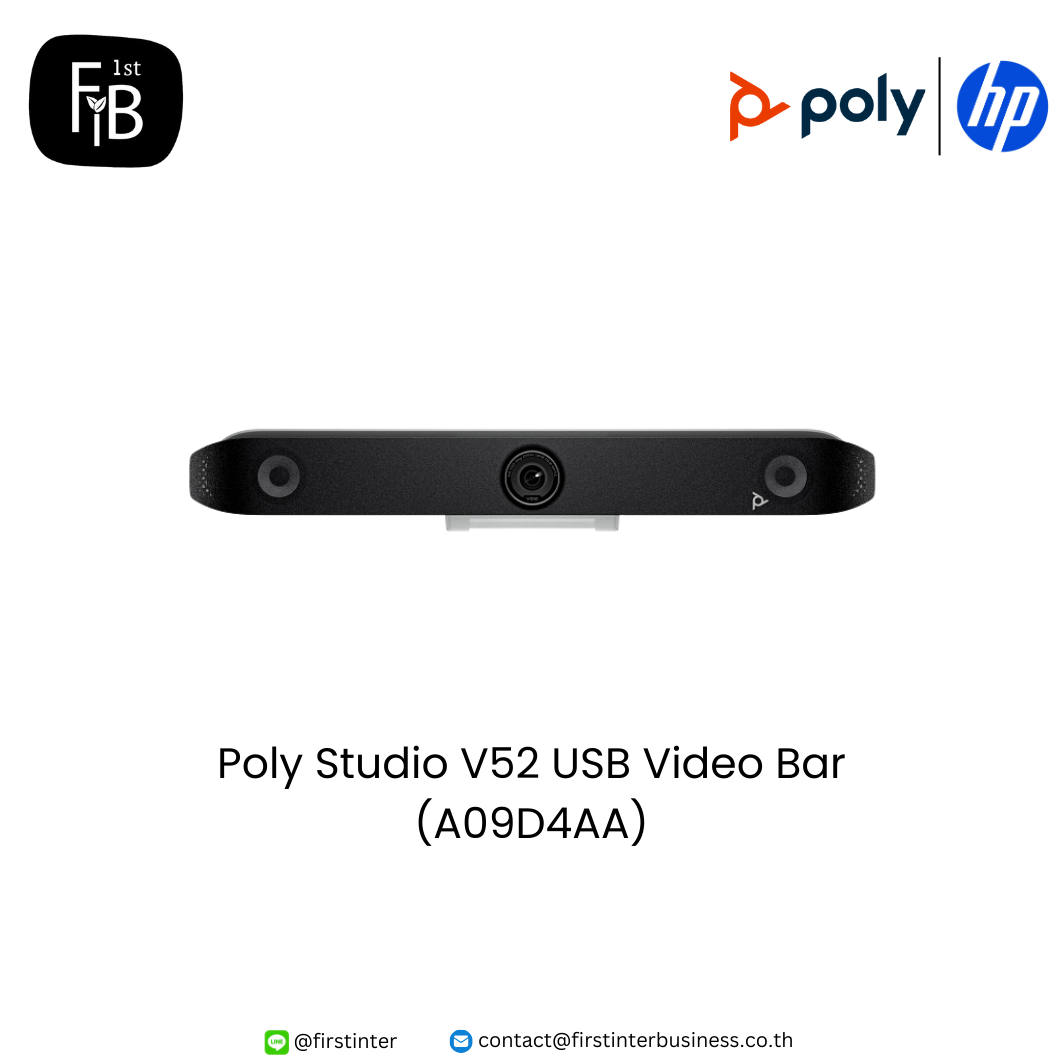 Poly Studio V52 USB Video Bar l HP I Poly สำหรับองค์กร