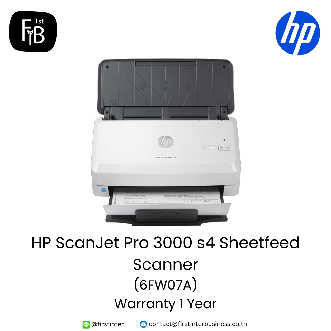 HP ScanJet Pro 3000 s4 Sheetfeed Scanner l HP Scanner สำหรับองค์กร