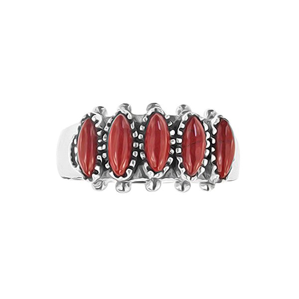 Sterling Silver Red Jasper Ring