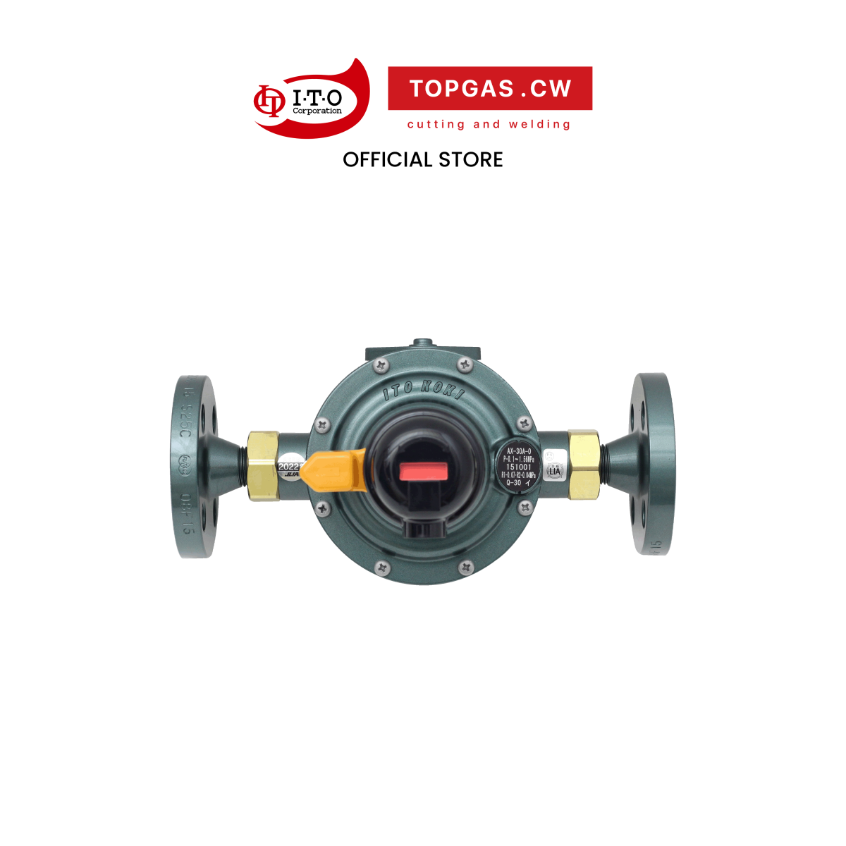 วาล์วควบคุมการสลับแก๊สอัตโนมัติสำหรับไอ Vapor Liquid Change Over Regulator ITO KOKI topgascw