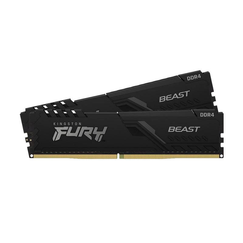 RAM (แรม) KINGSTON FURY BEAST 32GB (16x2) DDR4 3200MHz BLACK (KF432C16BBK2/32)
