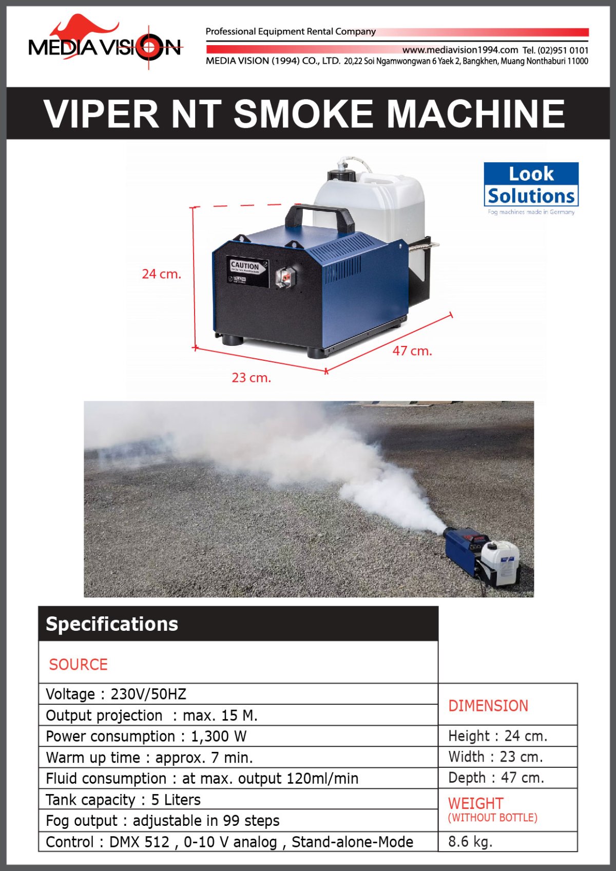 VIPER NT SMOKE MACHINE - mediavision1994