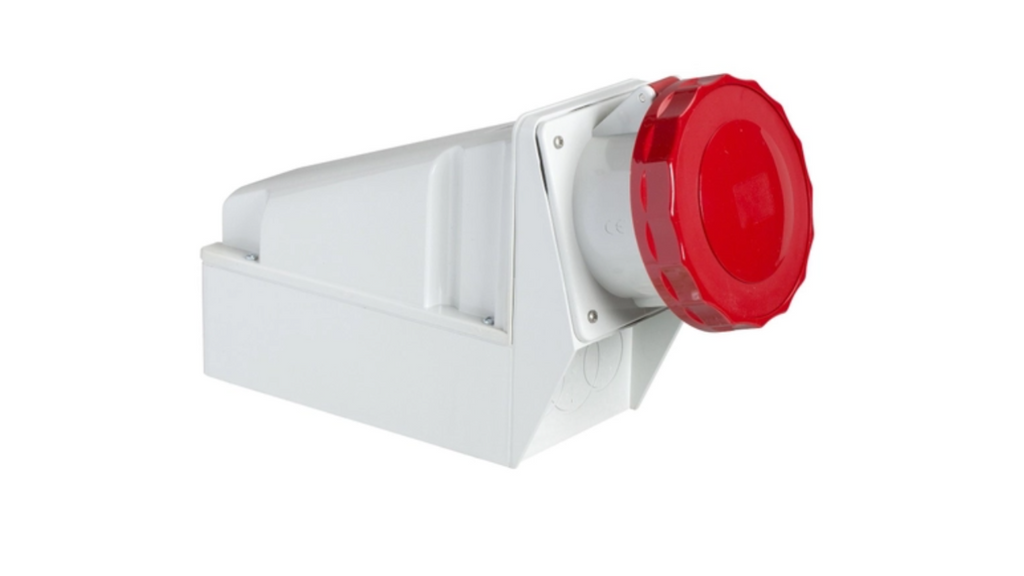 Plug Power ตัวเมียแบบลอย 3P+E 400V 32A (กันน้ำ) IP67