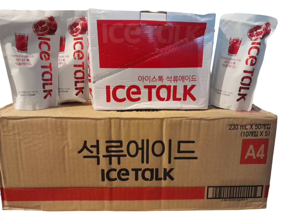 Ice Talk น้ำถุง ขายส่งยกลัง เครื่อมดื่มไอซ์ ทอล์ค ทับทิม Ice Talk ...