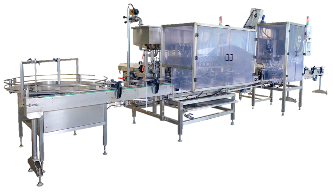 Automatic 6-Nozzle Inline Liquid Filling Machine