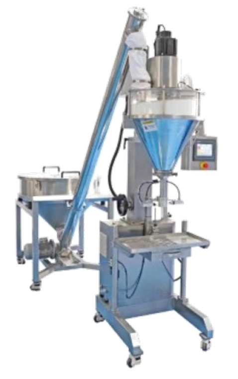 Semi-automatic Auger Filling Machine with Auger Elevator