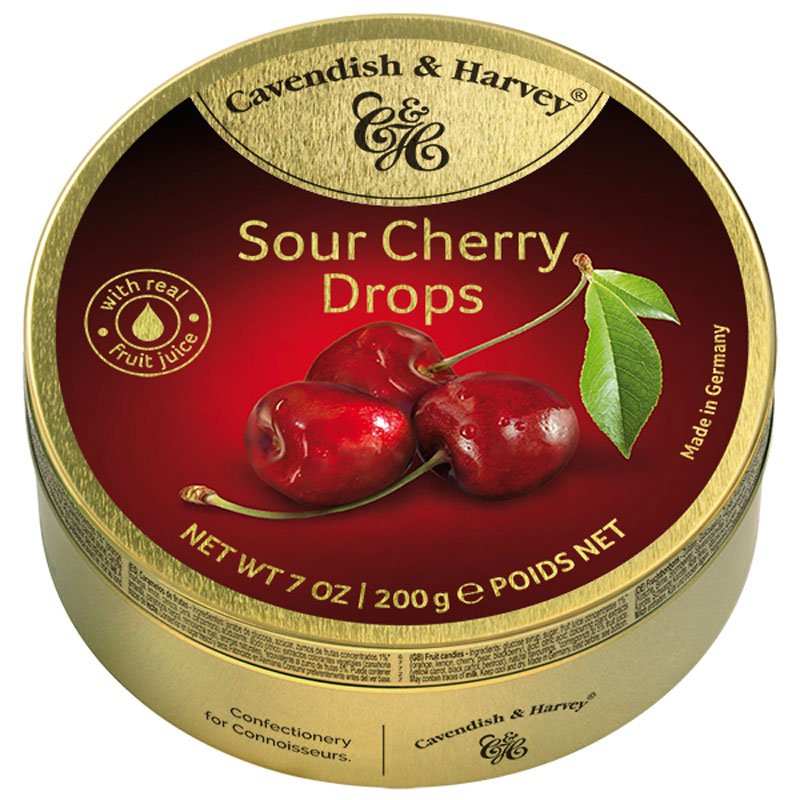 Cavendish & Harvay Sour Cherry Drops 200G