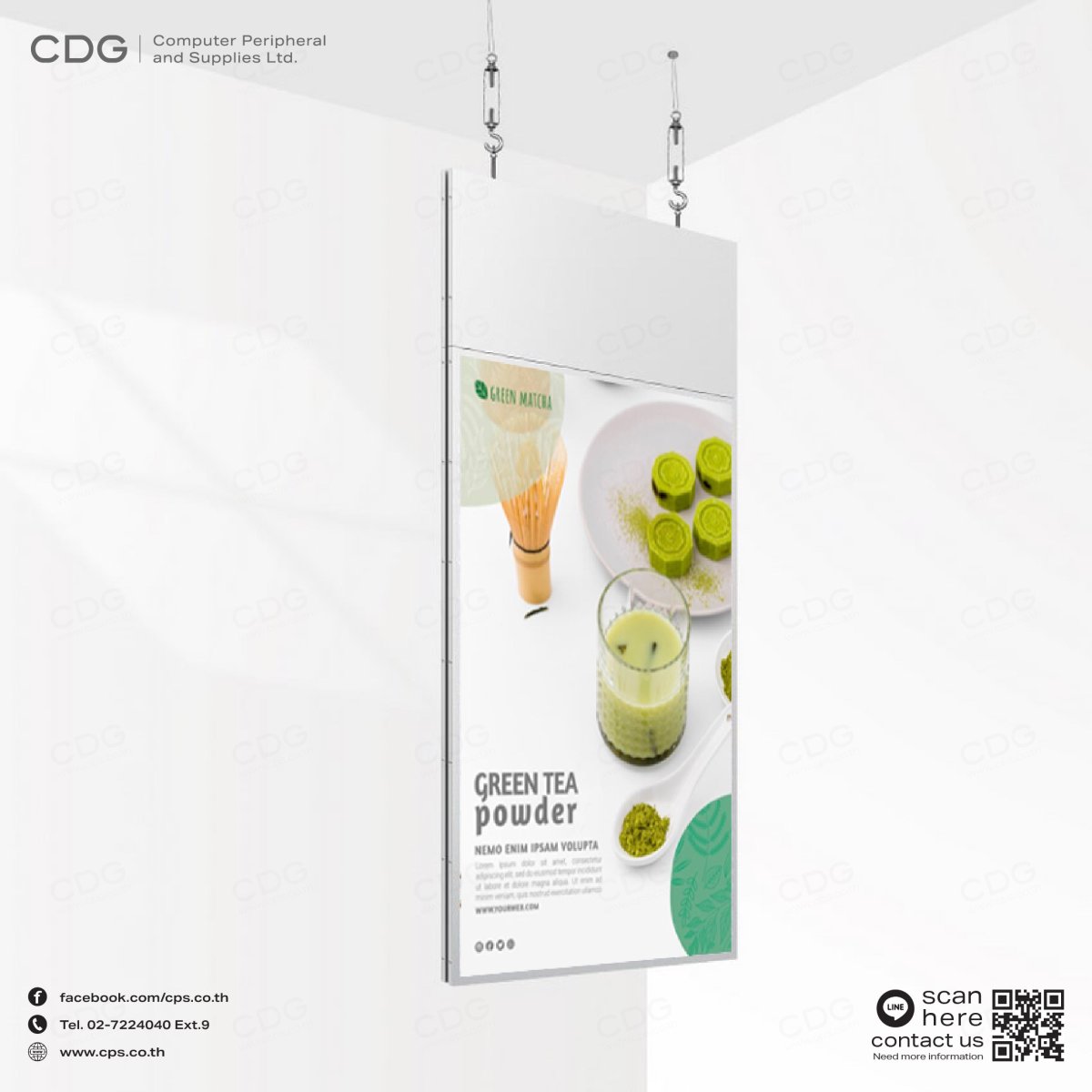 Digital Signage Double Sided HL4400 Size 55" - cps