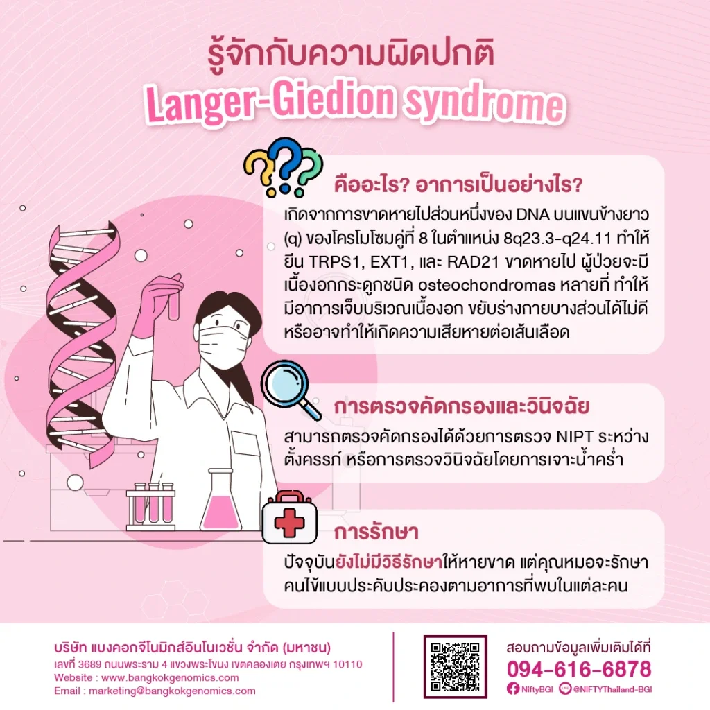 รู้จักกับความผิดปกติ Langer-Giedion syndrome