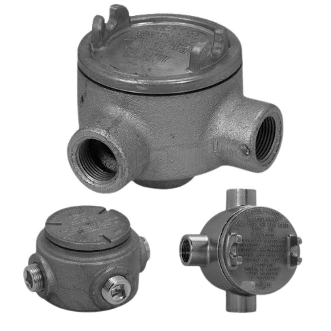 Condulet GUA and GUR Series Explosionproof Conduit Outlet Boxes