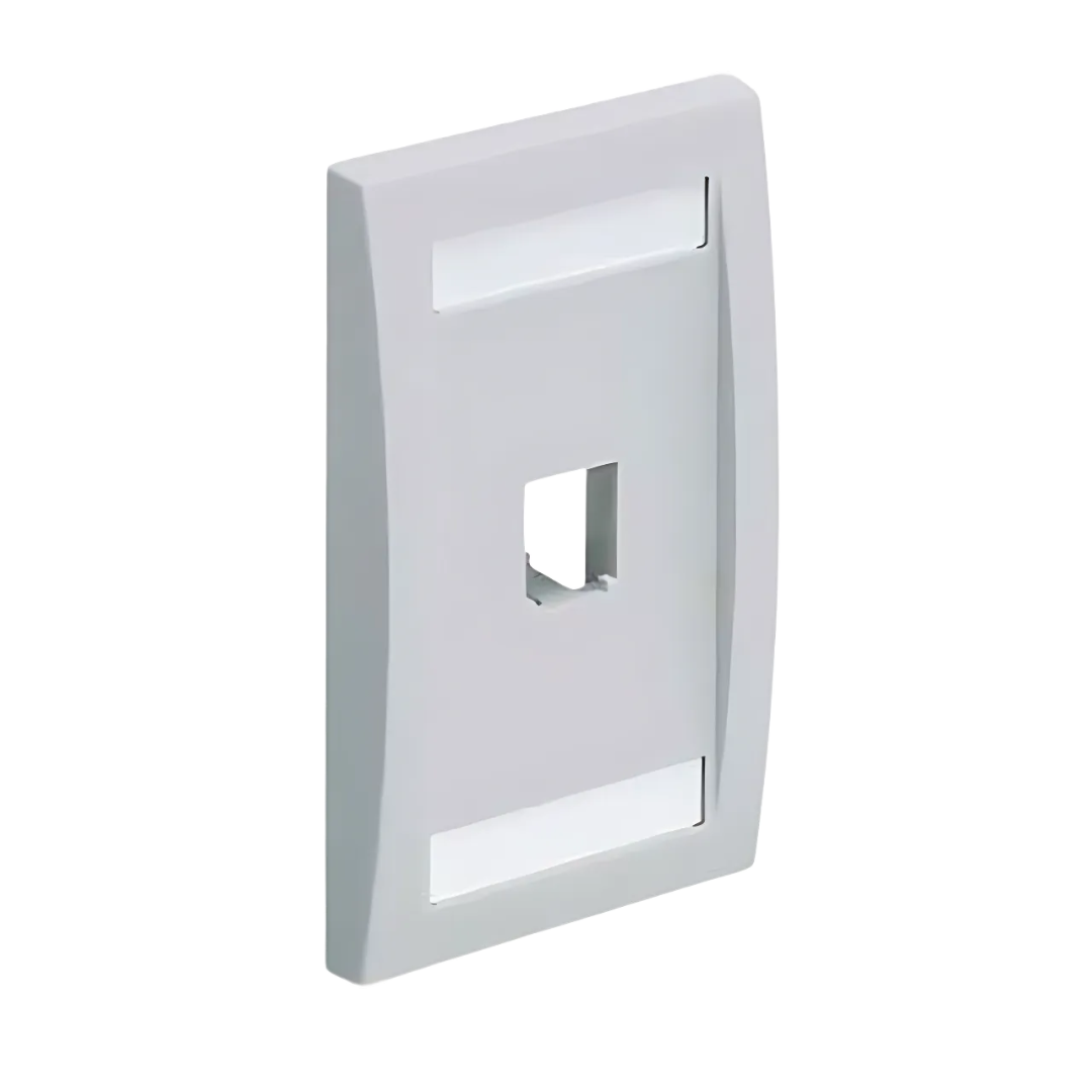 Mini-Com® Executive Style Faceplate with Label Pocket