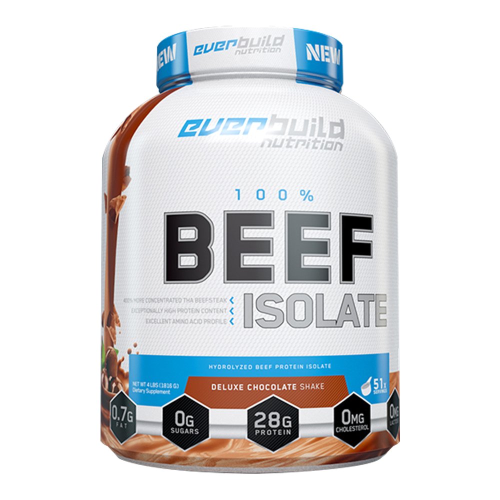 Everbuild ULTRA PREMIUM 100% BEEF PROTEIN ISOLATE - 4LBS - topfitprotein