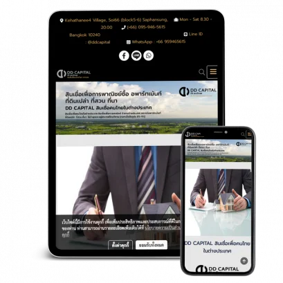 Make a website for DD Capital USA, a credit company