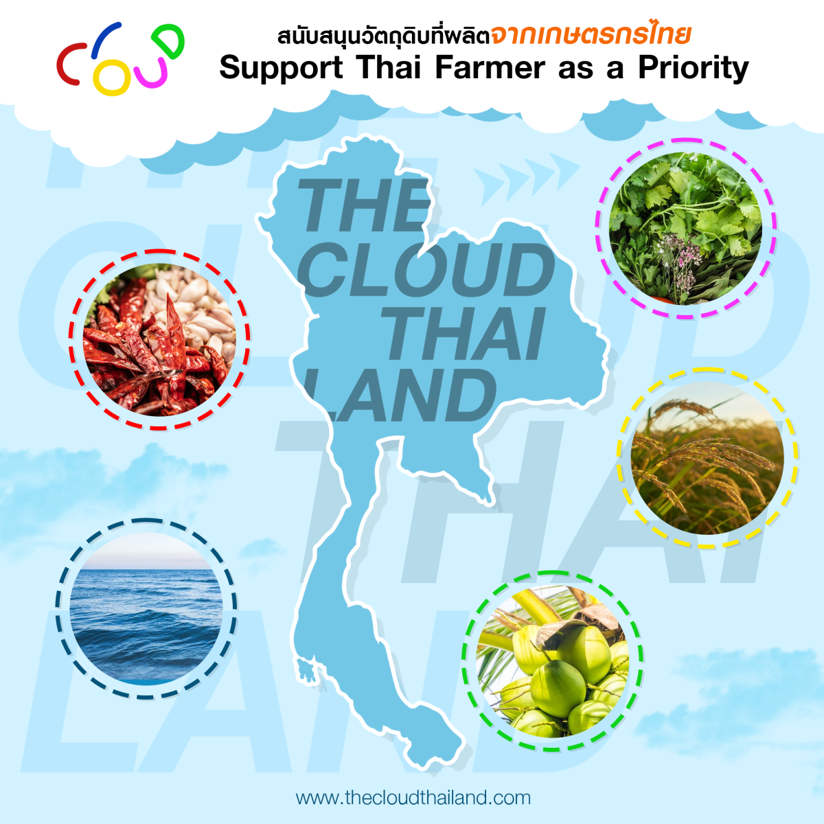 Supports materials sourced from local farmers