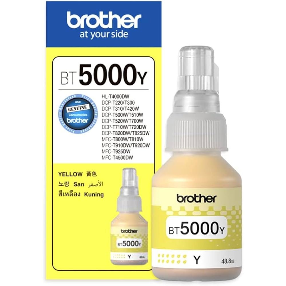 BROTHER BT5000Y DCP-T300/T500W/T700W/MFC-T800W(5000 แผ่น)