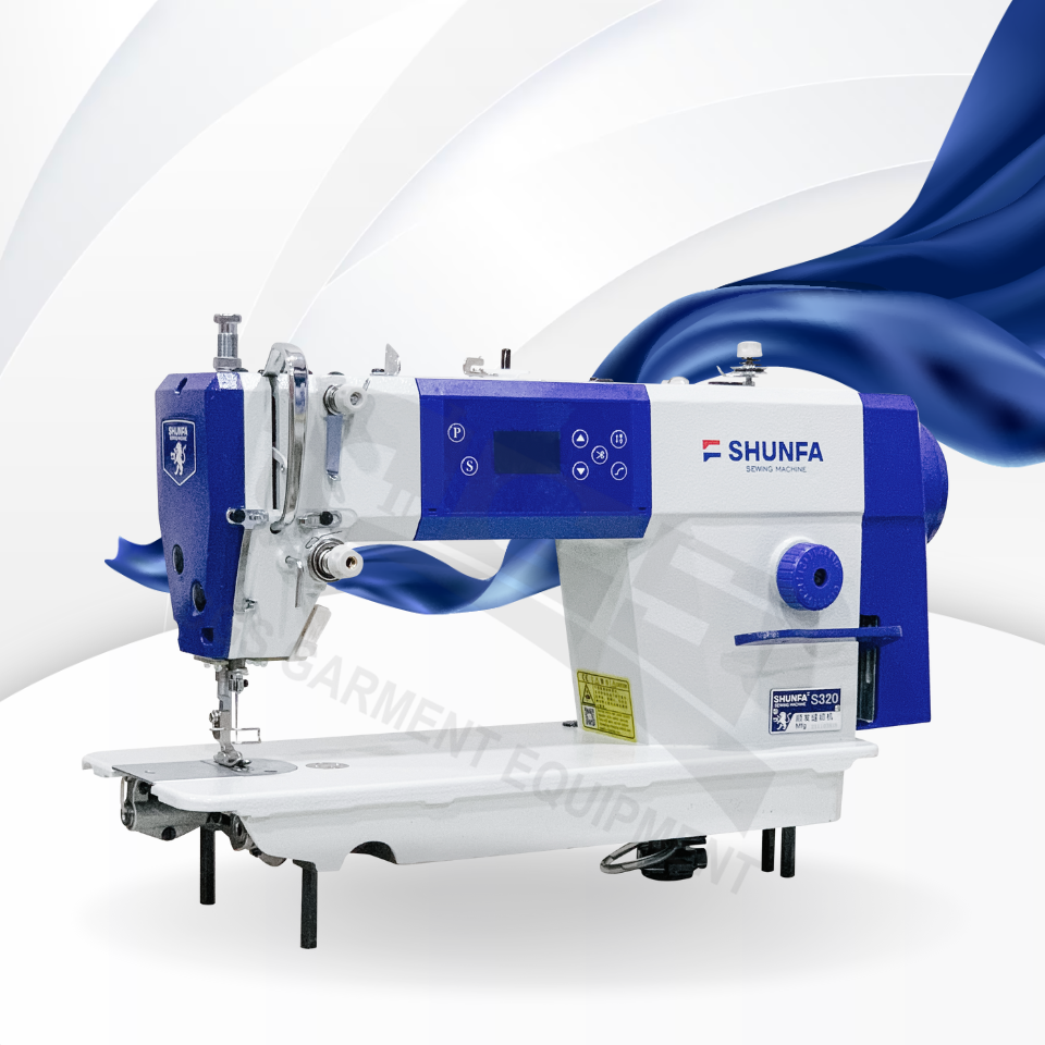 SHUNFA จักรเย็บเข็มเดี่ยว อุตสาหกรรม ระบบไดเร็คไดร์ฟ รุ่น S320 (ผ้าบาง-ปานกลาง)