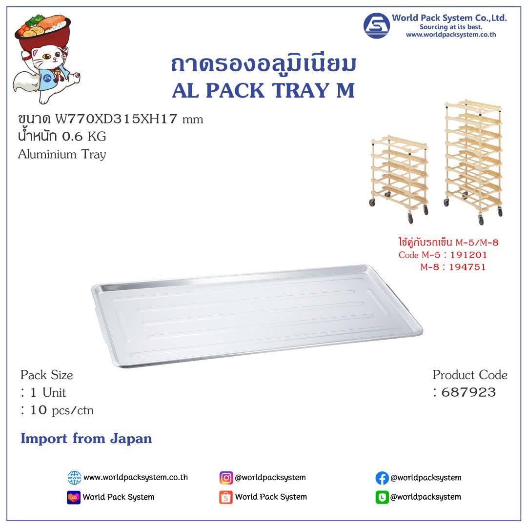 AL PACK TRAY M - worldpacksystem