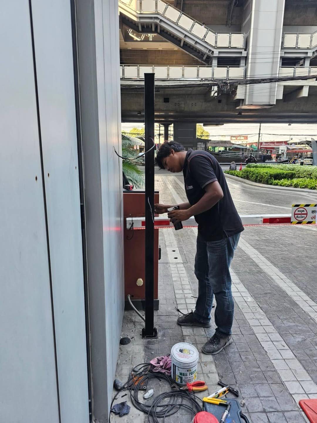 งาน MA ระบบ barrier gate