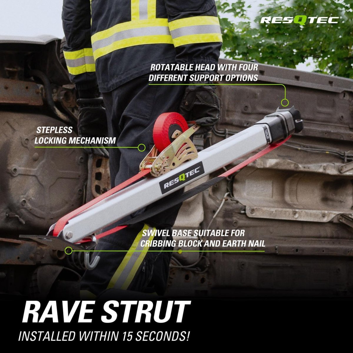 RAVE STRUT SET - SET OF 2 WITH CARRYING BAG