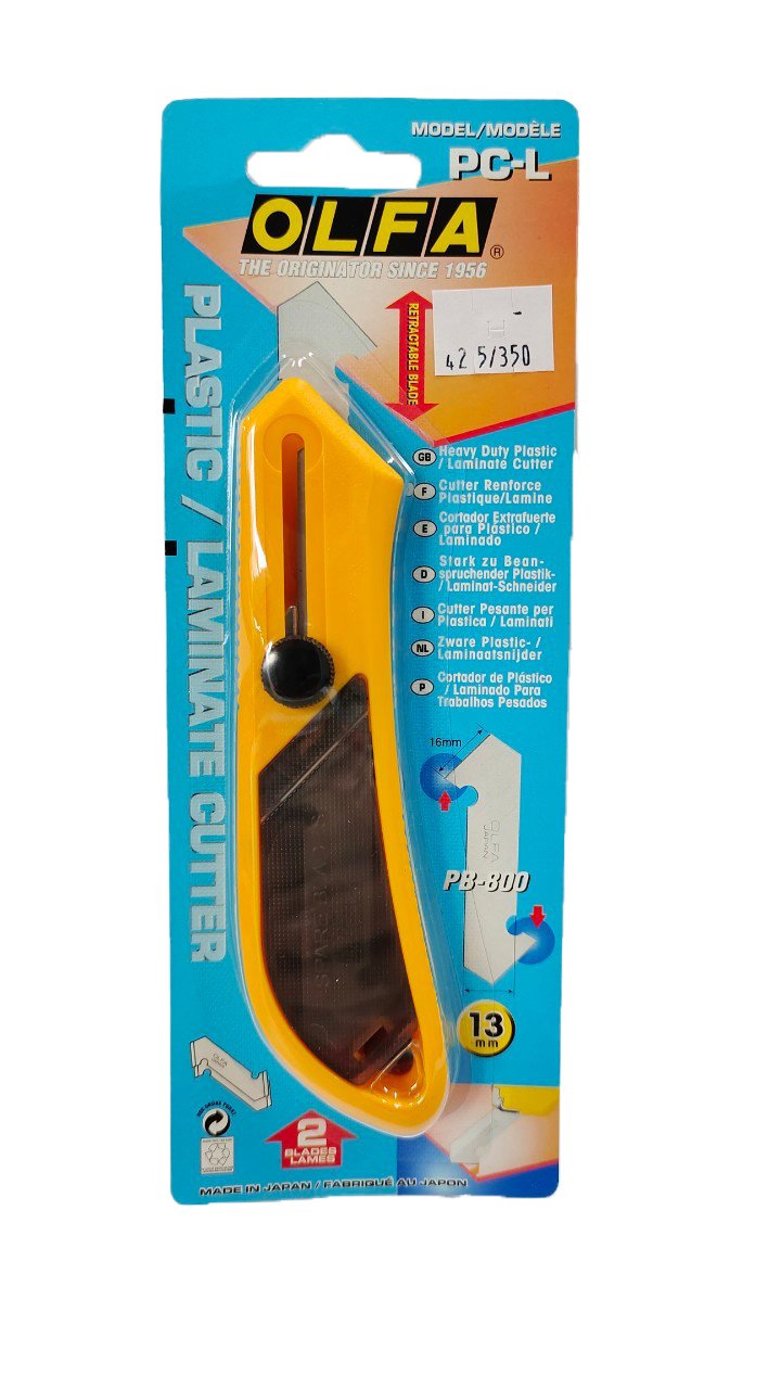 OLFA มีดคัตเตอร์ PC-L ด้ามพลาสติก 13มม. - xn--1999-9dolv9l6ch4i6dwa7jf9j