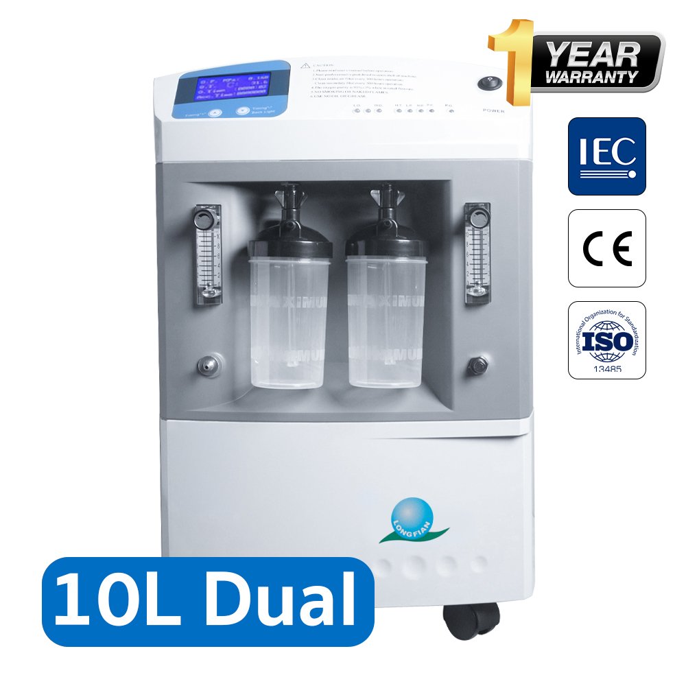 Oxygen Concentrator Longfian Model JAY-10 Dual Flow