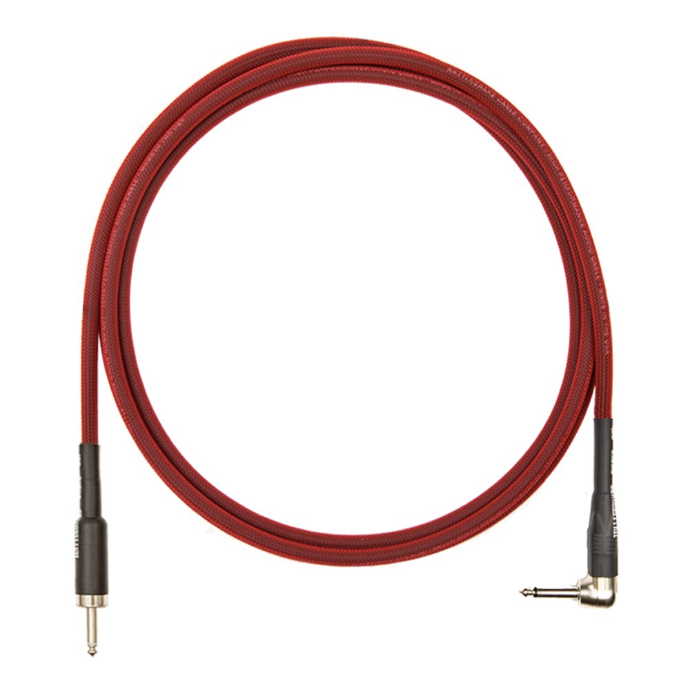 Rattlesnake Cable Standard 15' (R/S) Red - stringsshop