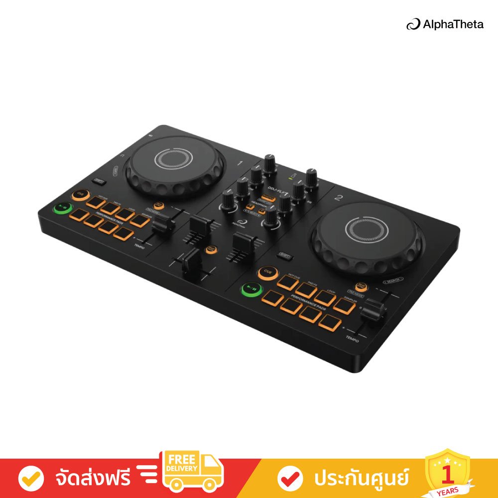 Pioneer DJ DDJ-FLX2 - Compact 2-channel DJ controller