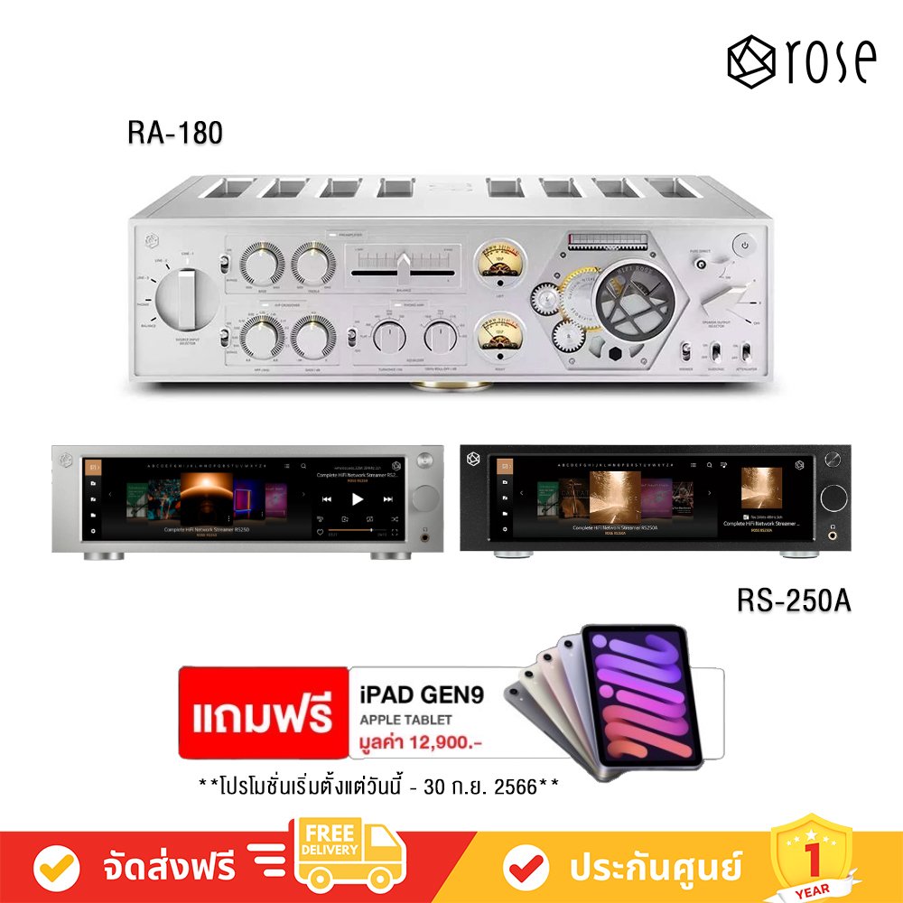 Hifi Rose RA-180 + RS-250A Network Streamer
