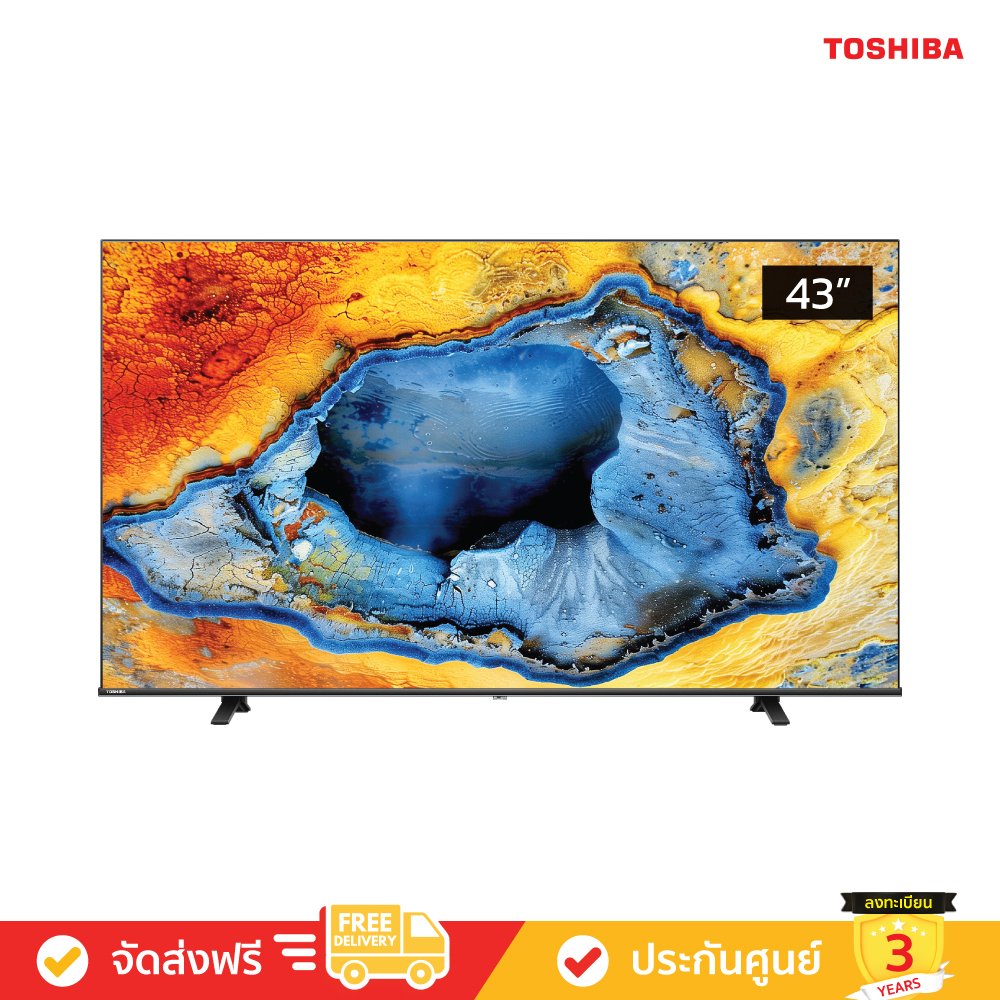 Toshiba 4K UHD TV รุ่น 43C350NP ขนาด 43 นิ้ว C350N Series