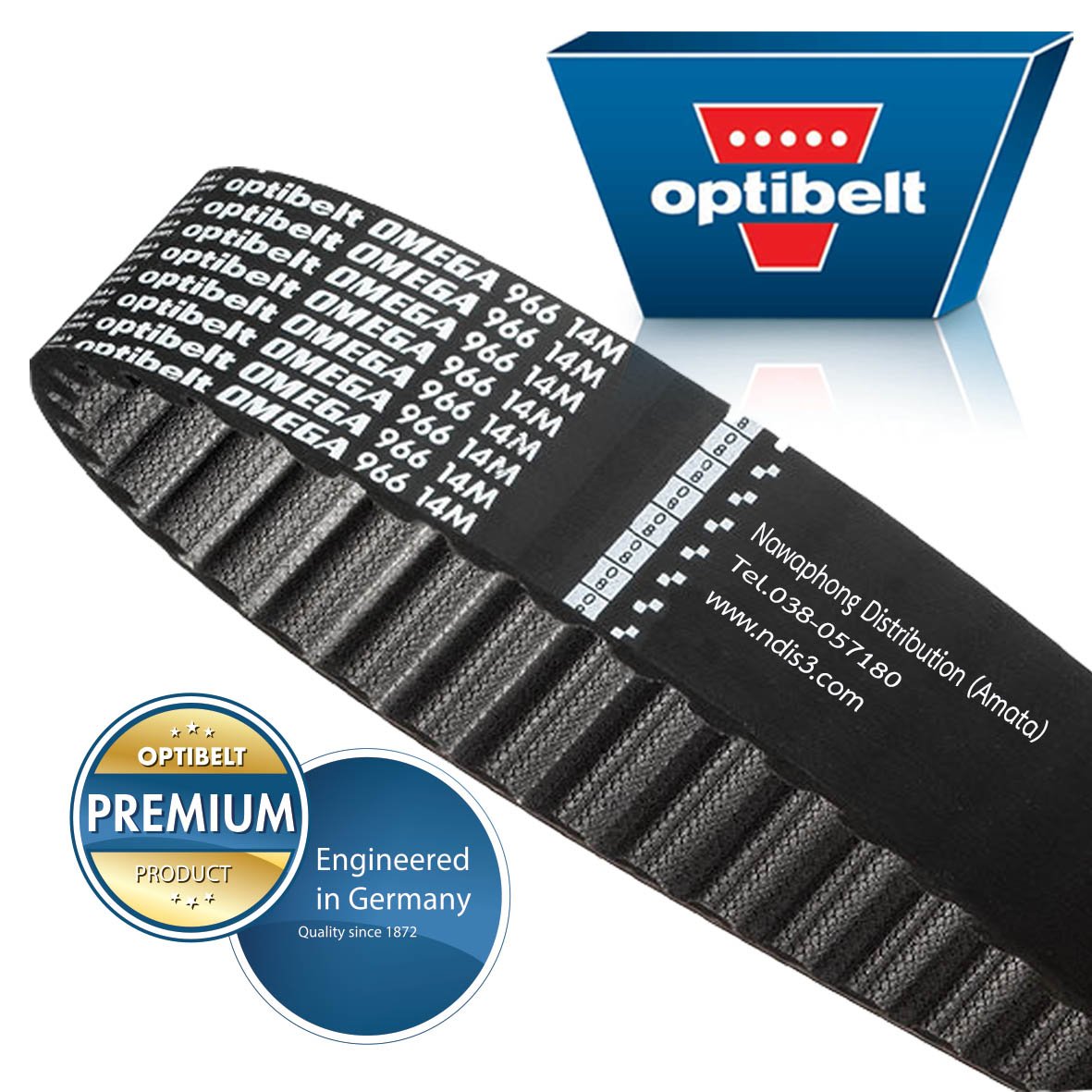 สายพาน OPTIBELT HTD 3M 267