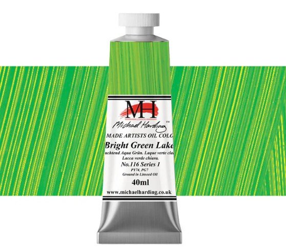 Michael Harding Oil Paint : 116 Bright Green Lake