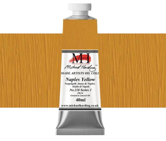 Michael Harding Oil Paint : 218 Naples Yellow