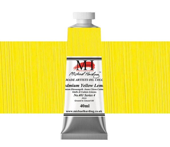 Michael Harding Oil Paint : 401 Cadmium Yellow Lemon