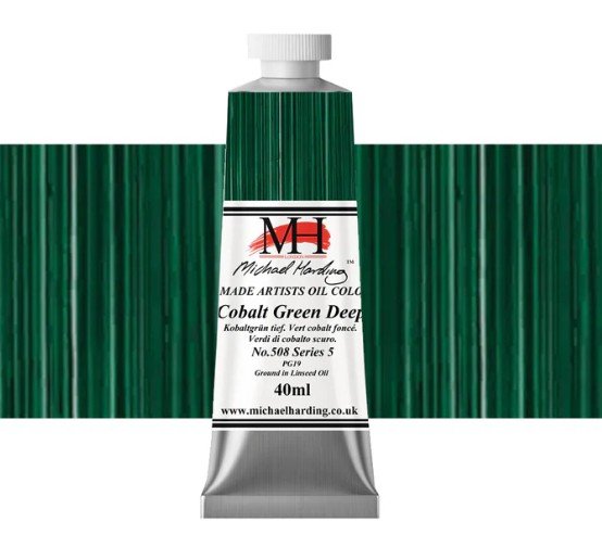 Michael Harding Oil Paint : 508 Cobalt Green Deep