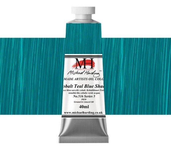Michael Harding Oil Paint : 516 Cobalt Teal Blue Shade