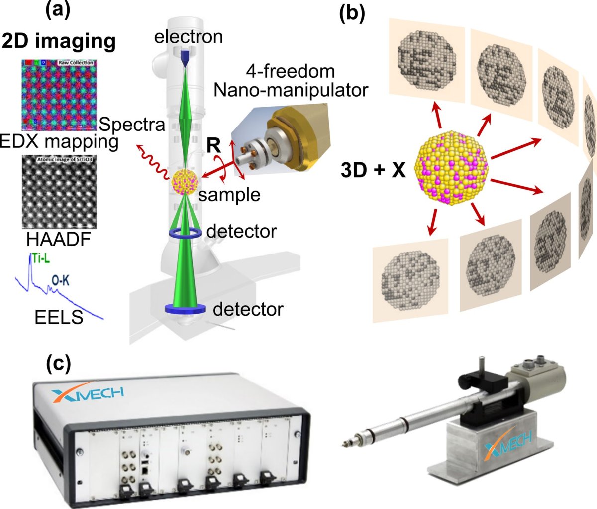 In-Situ TEM Four-Degree-of-Freedom Nanomanipulator