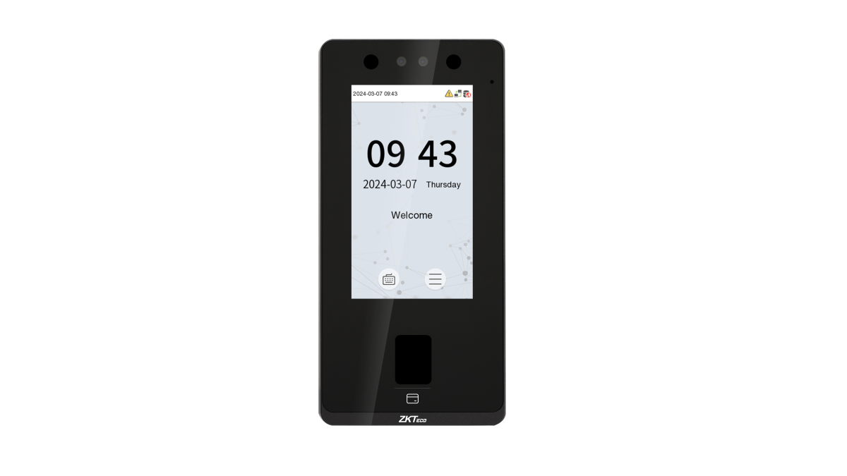 ZKTeco SenseFace 4A – ขายพร้อมติดตั้ง Access Control กันน้ำ