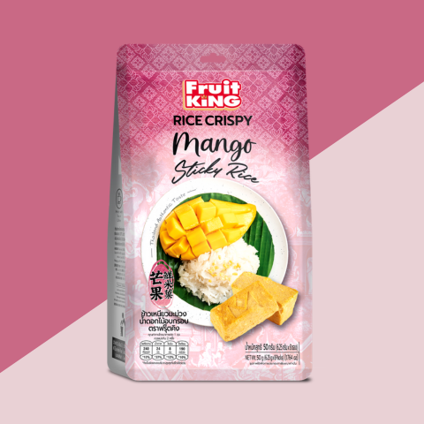 Sticky Rice with Mango Freeze dried (Rice Crispy) 50g