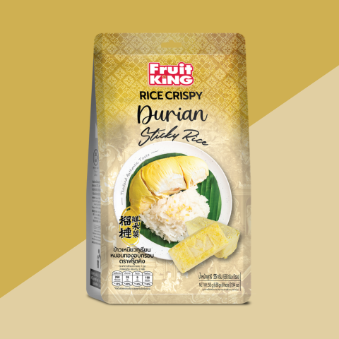 Sticky Rice with Durian Monthong Freeze Dried (Crispy) 55g