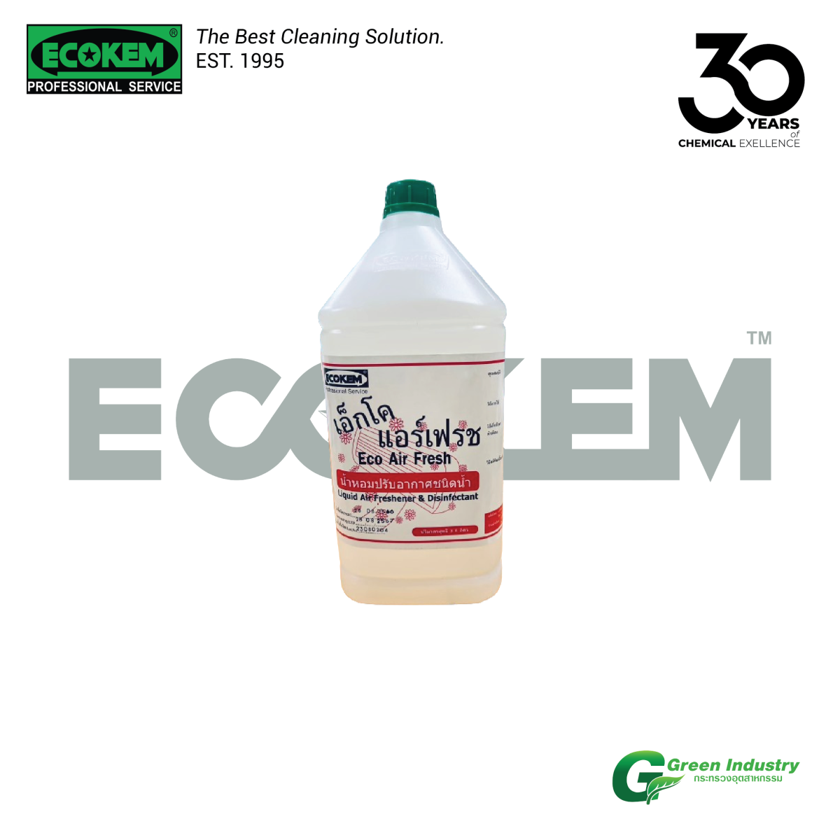 ECOKEM - ECO AIR FRESH - Water-based Air Freshener & Disinfectant