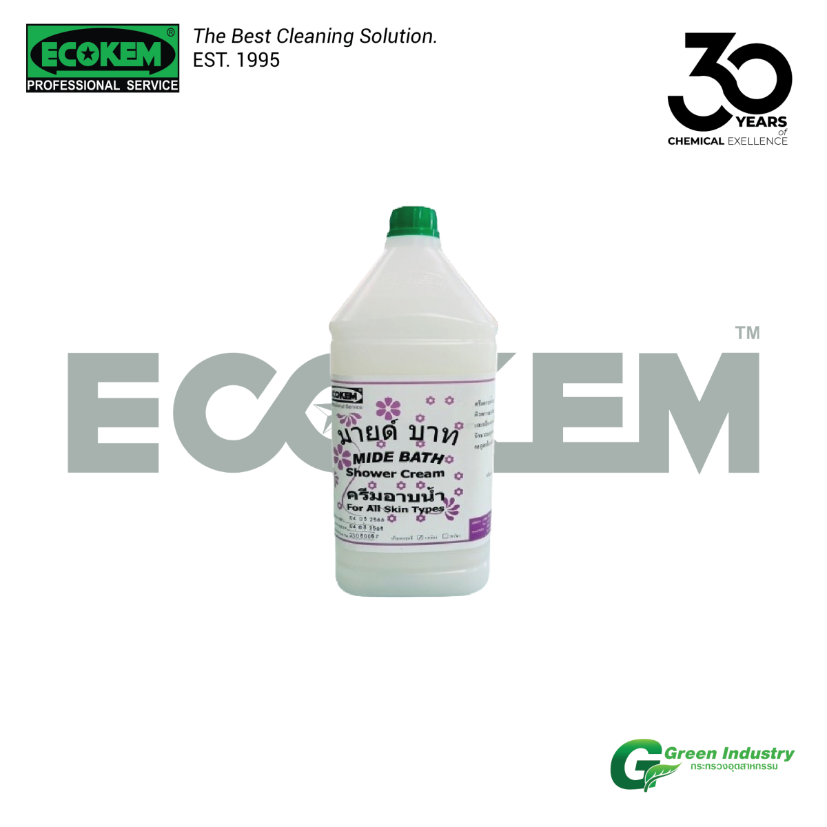 ECOKEM - MIDE BATH - Liquid Soap for Bath & Shower