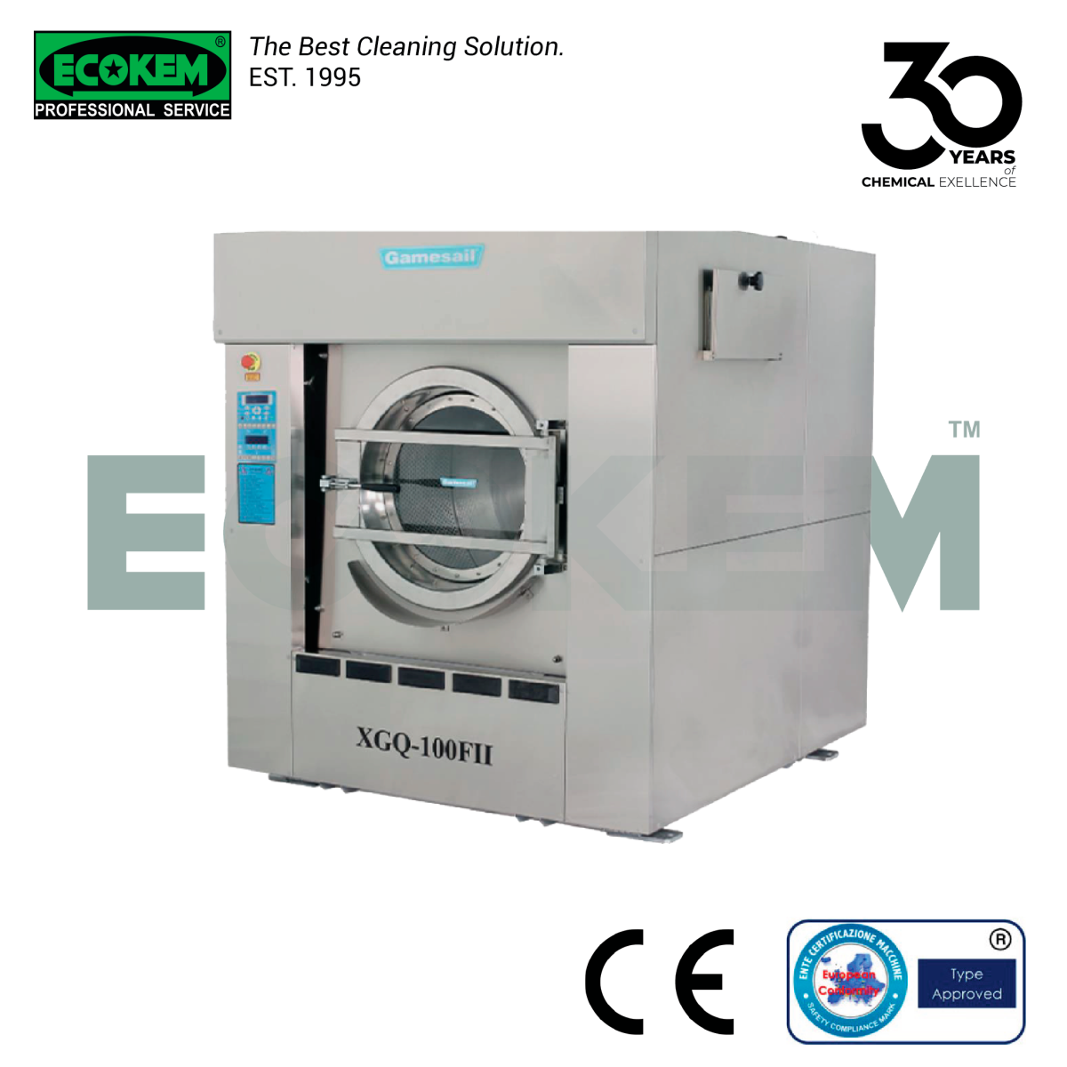 ECOKEM - GS - XGQ - F SERIES - Automatic Industrial Washer Extractor