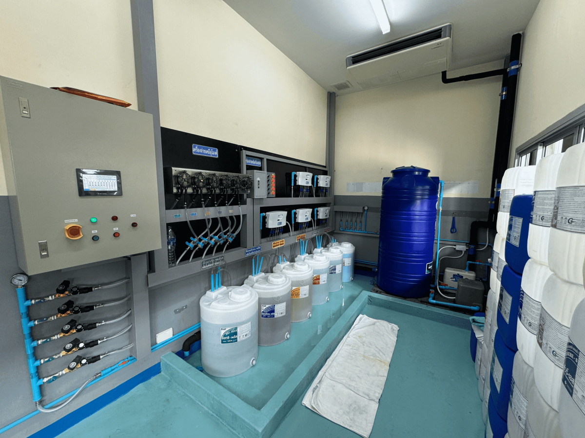 Automatic Laundry Chemical Dispensing System Installation