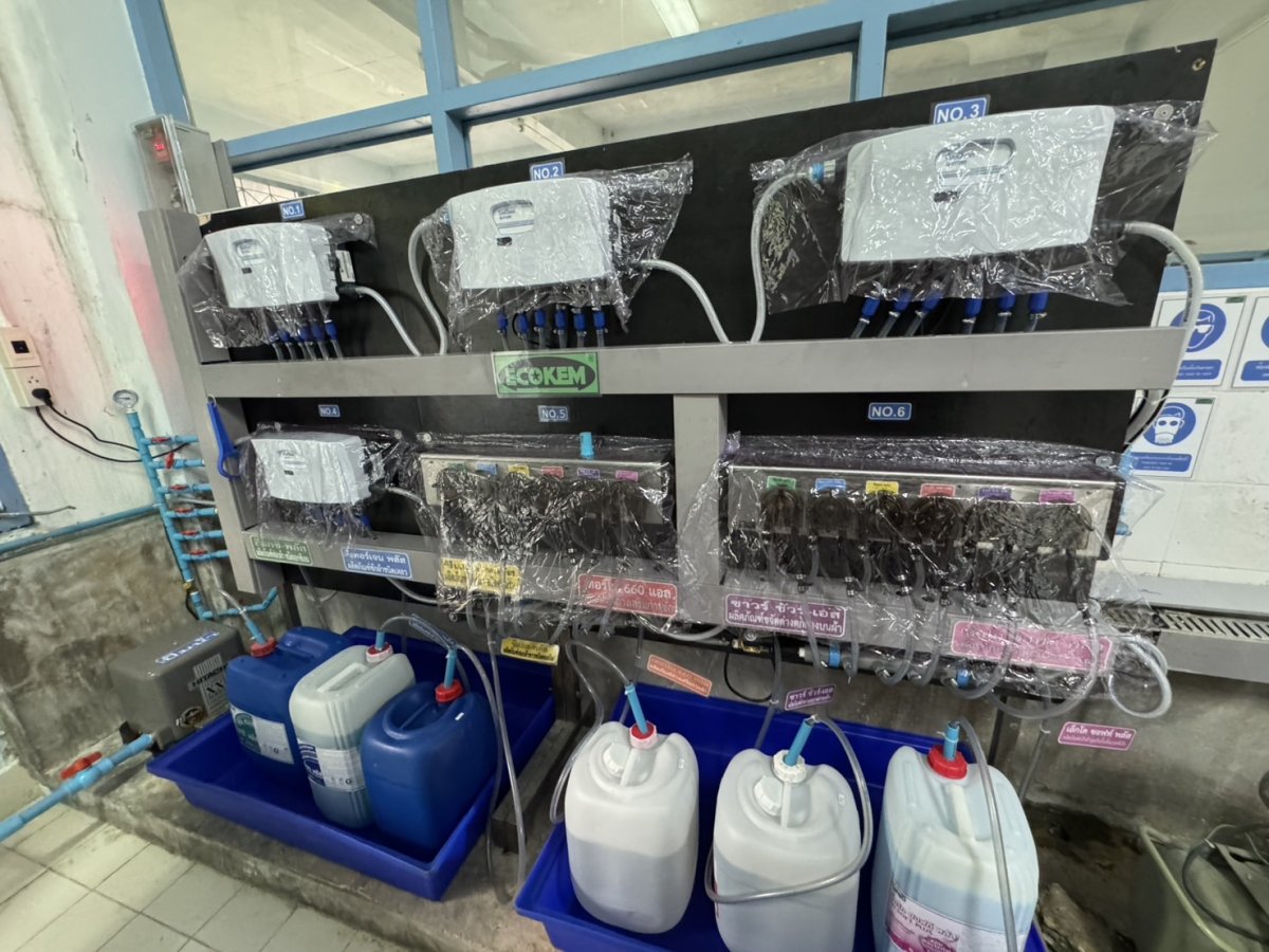 Automatic Laundry Chemical Dispensing System ﻿Installation & Development