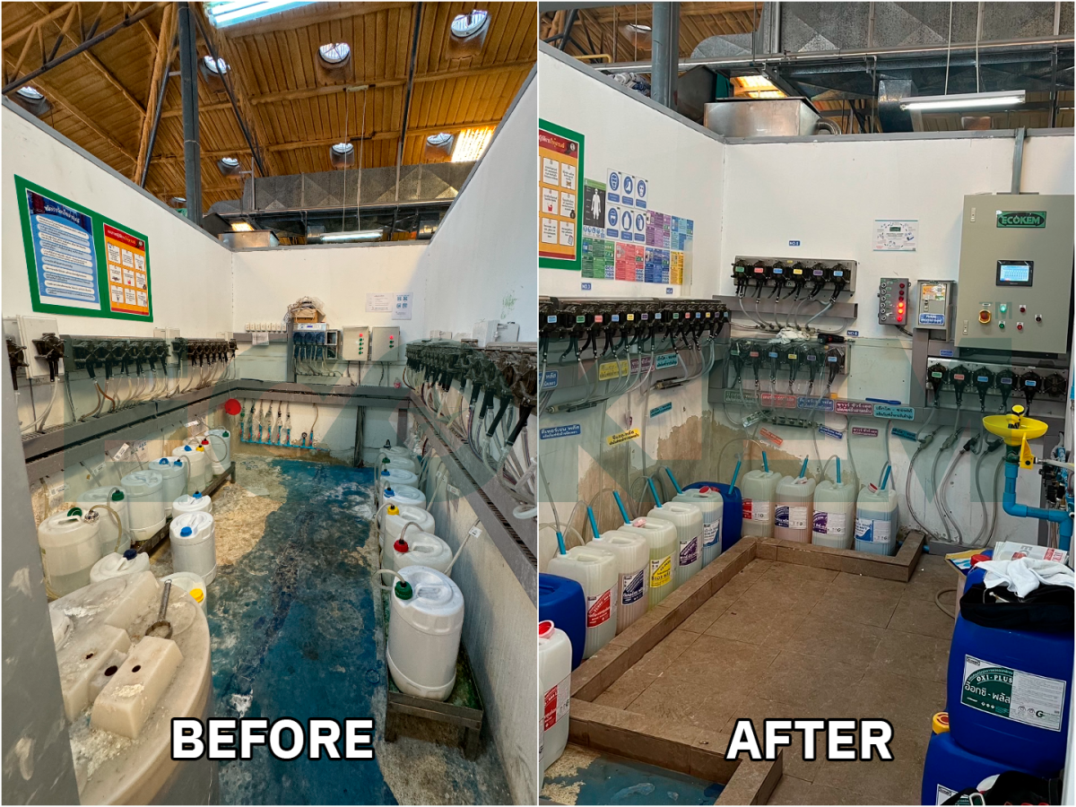 Automatic Laundry Chemical Dispensing System ﻿Installation & Development