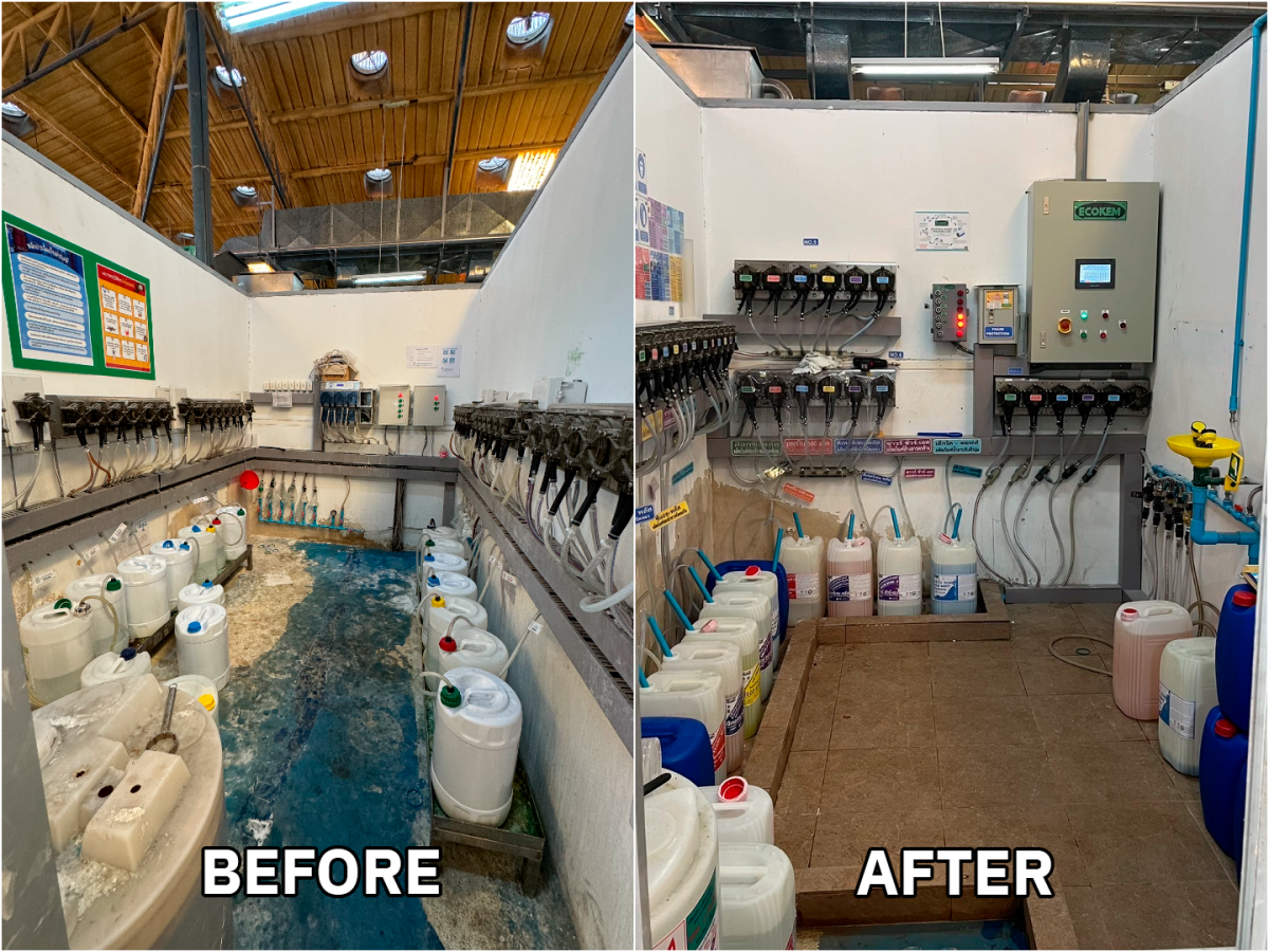 Automatic Laundry Chemical Dispensing System Installation & Development ...