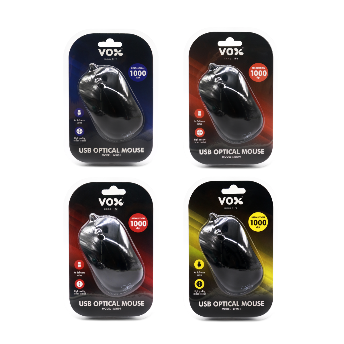 VOX USB Optical Mouse MW01 - vexxosmartlife