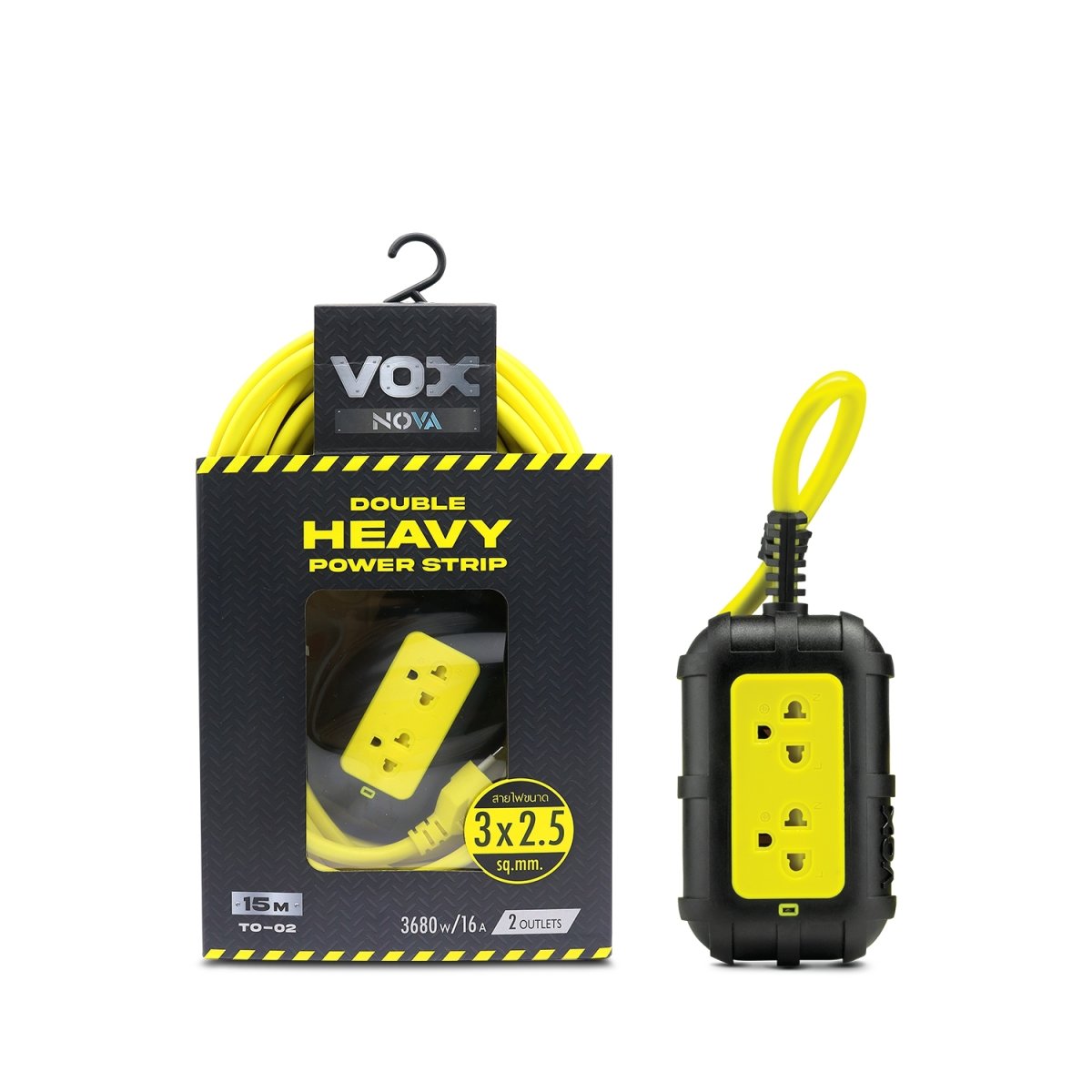 Double Heavy POWER STRIP : TO-02 (15 Meters)