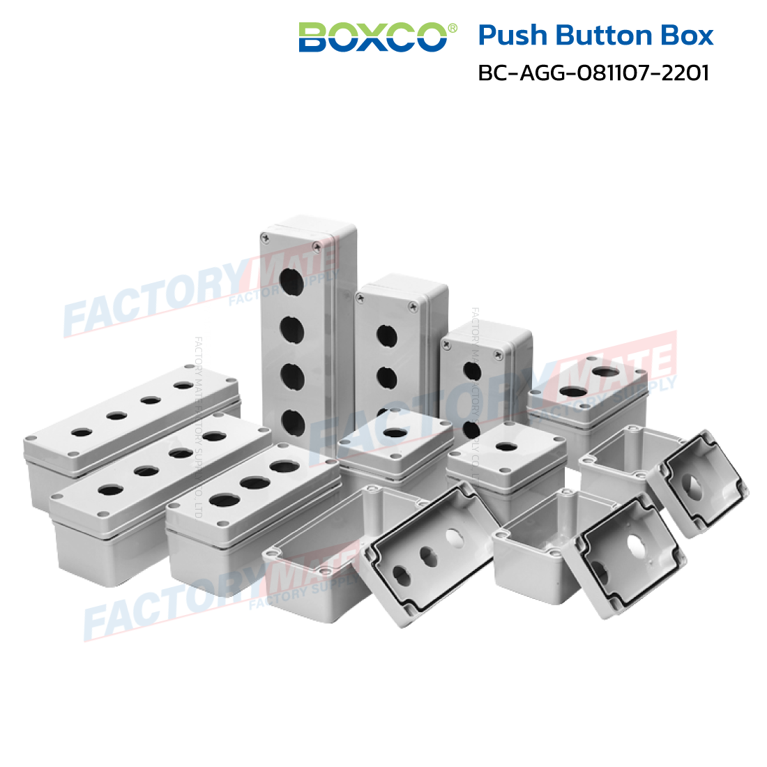 Plastic Push Button Boxes Water Proof IP66/67 : กล่องพลาสติกใส่สวิทซ์ ...